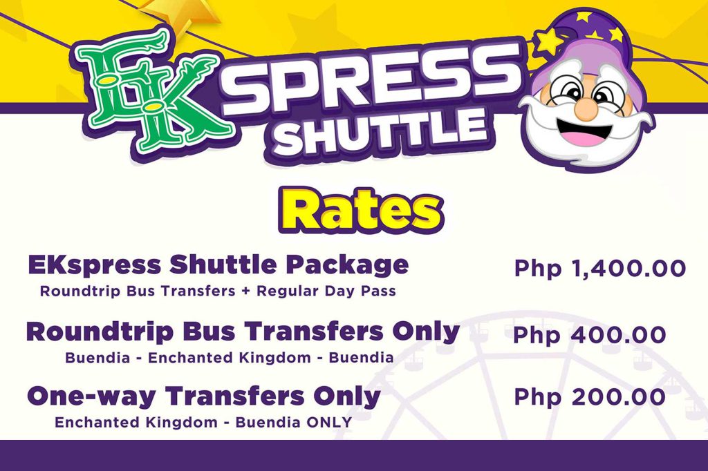 Magical Shuttle to EK – Enchanted Kingdom