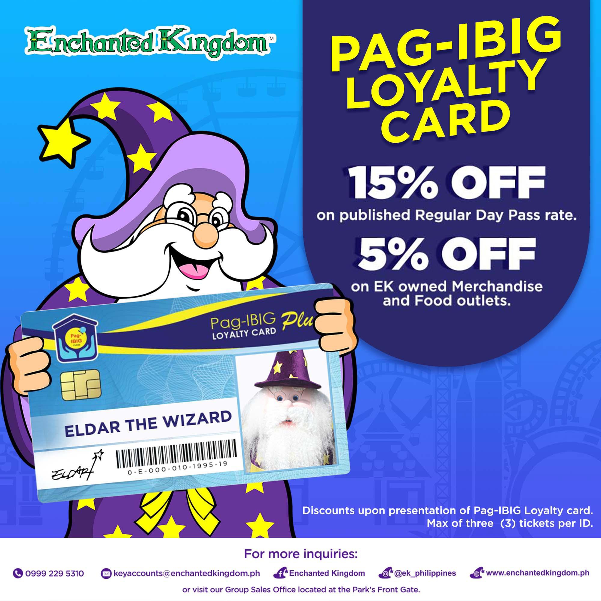 Pag-Ibig Discount – Enchanted Kingdom