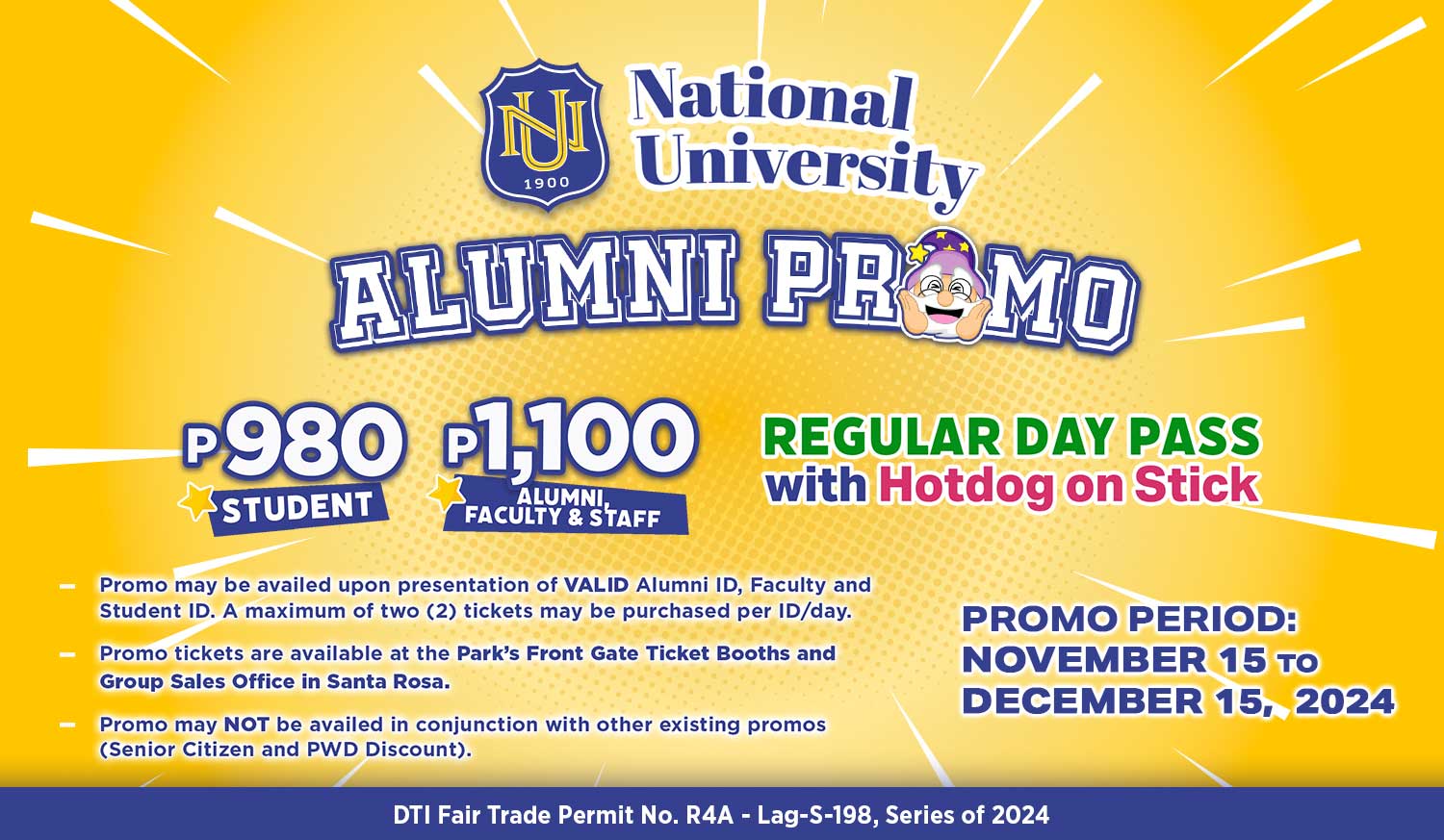 Ticket Rates – Enchanted Kingdom