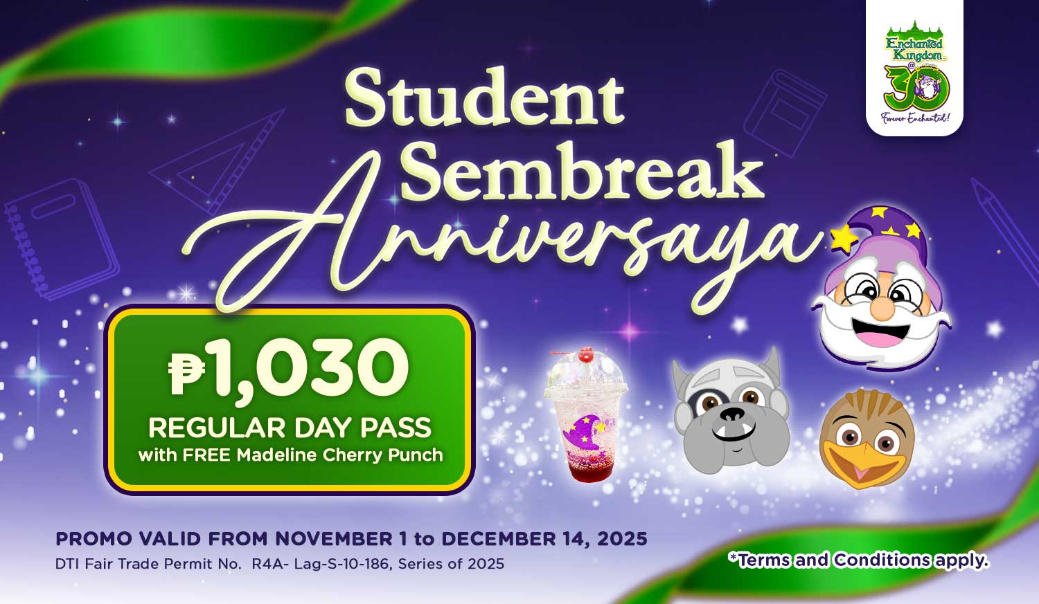 Ticket Rates – Enchanted Kingdom